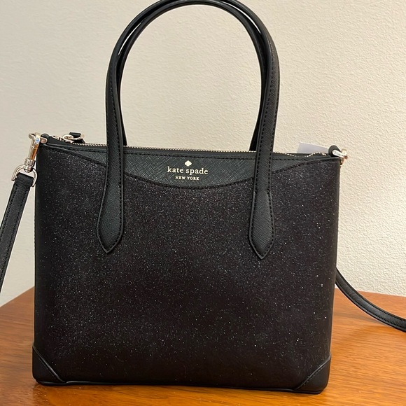 Kate Spade Black Sparkle Purse